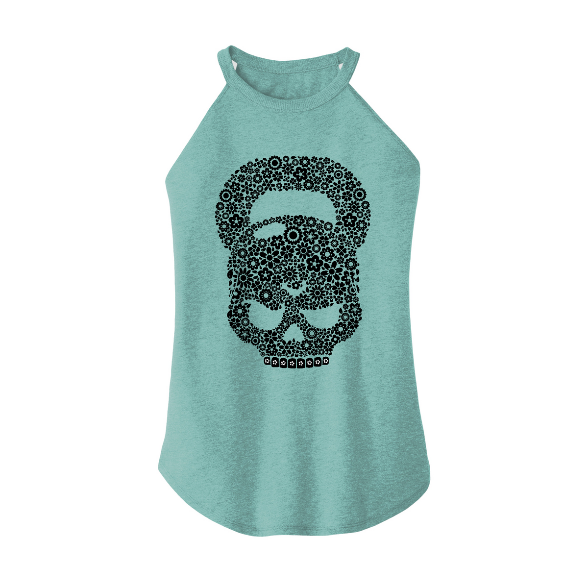 Fitness Tee Co. | Floral Kettlebell Women's District Rocker Tank ...