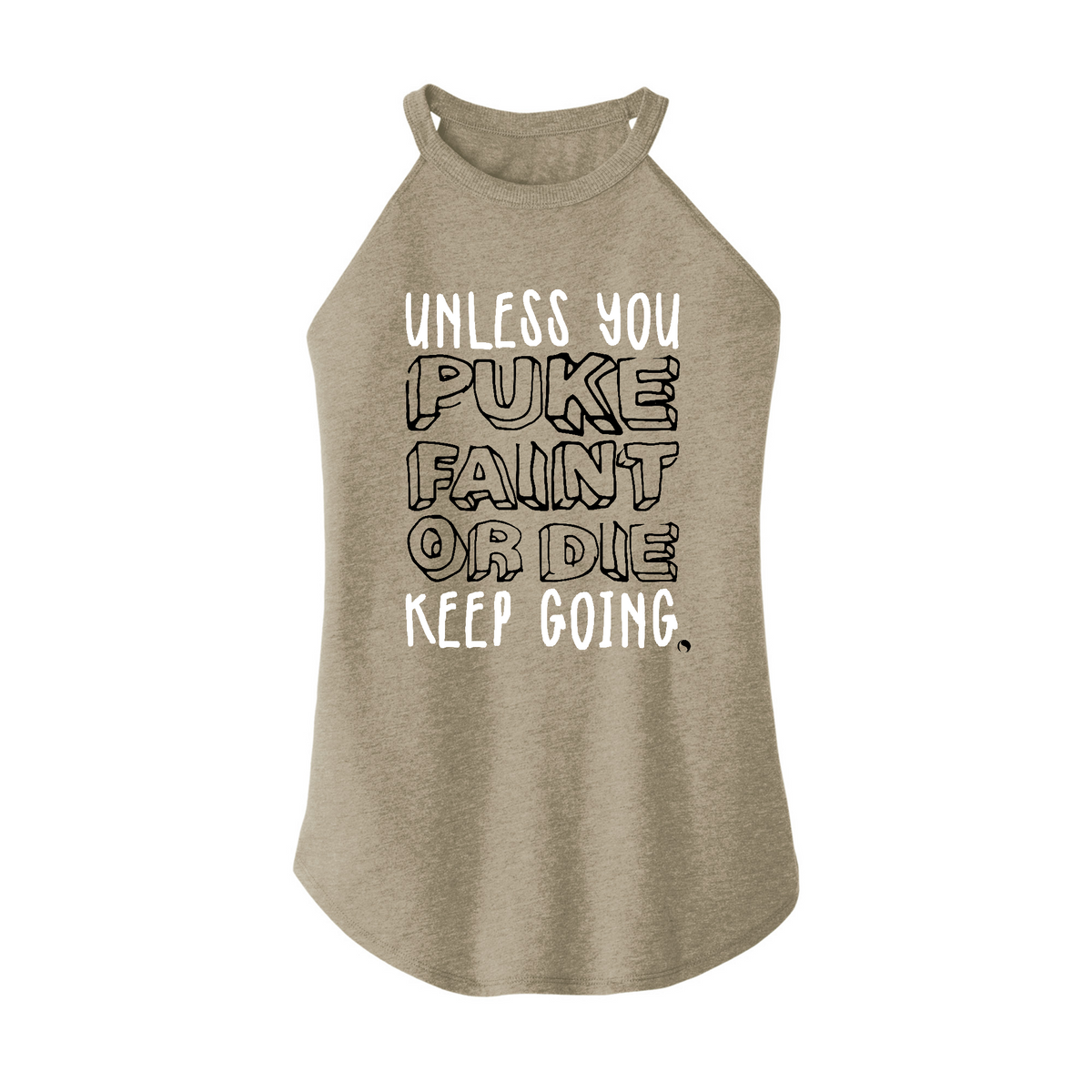 Fitness Tee Co. | Puke faint die Women's District Rocker Tank | Women's ...
