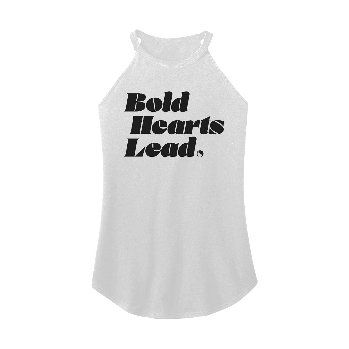 Fitness Tee Co. | Bold Hearts Lead Women's District Rocker Tank | Women ...