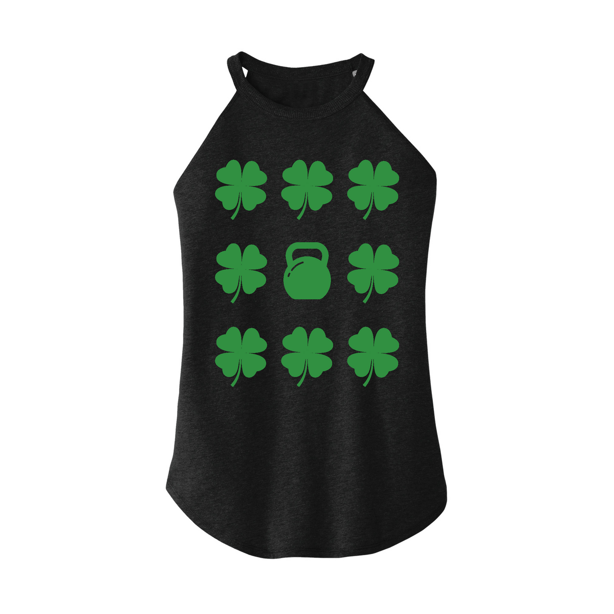 Fitness Tee Co. | PR128609 Shamrocks and Kettlebells Women's District ...