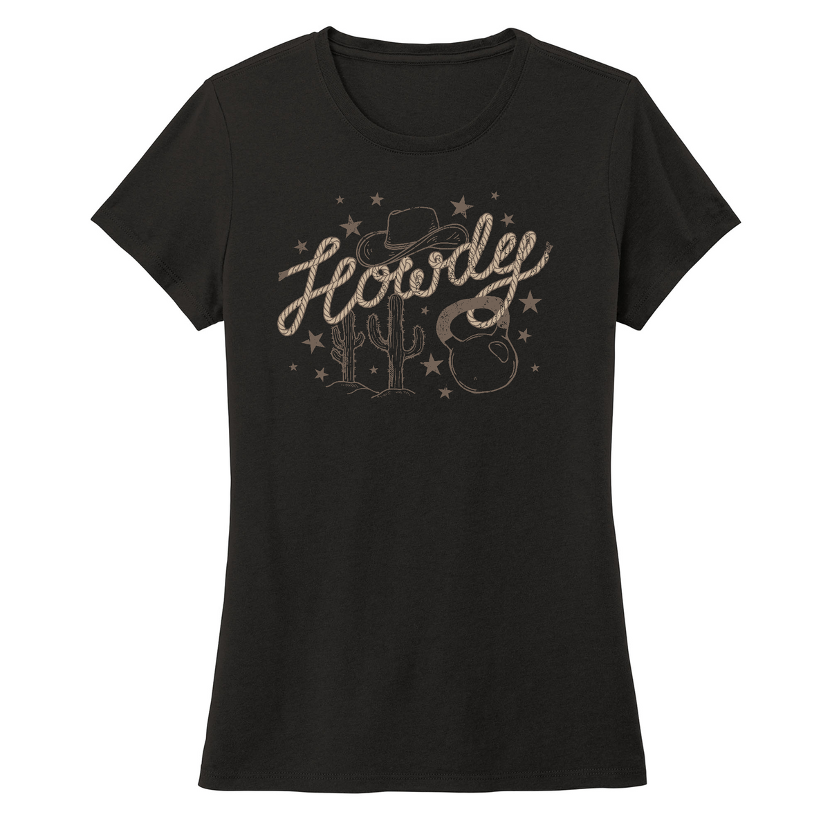 Fitness Tee Co. | Howdy District Women's T-Shirt | Women’s T-Shirt ...