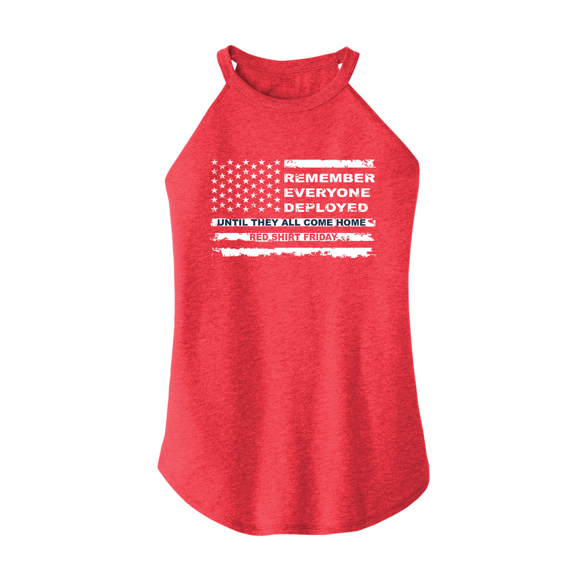 Fitness Tee Co. | Until They Come Home Women's District Rocker Tank ...