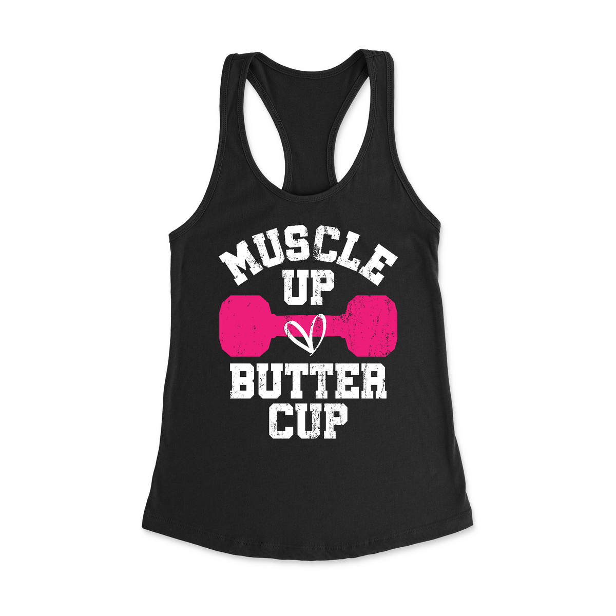 Fitness Tee Co. | Muscle Up Buttercup Ideal Racerback Tank | Stay ...