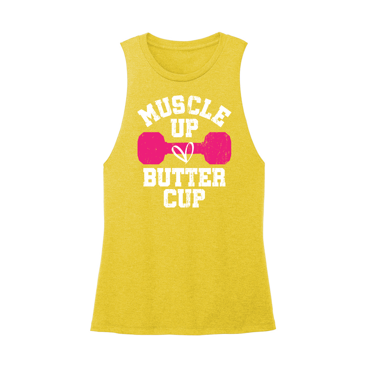 Fitness Tee Co. | Muscle Up Buttercup District Women's Muscle Tanks ...