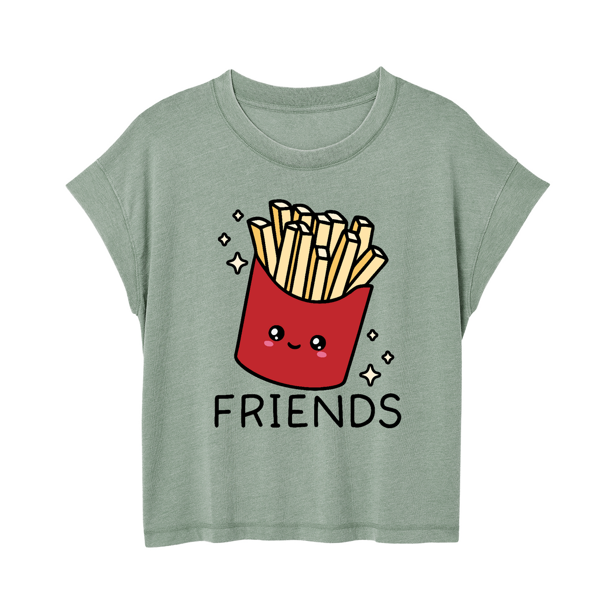 Fitness Tee Co. | Best Friend Fry Relaxed Vintage Wash Tee | Women's ...