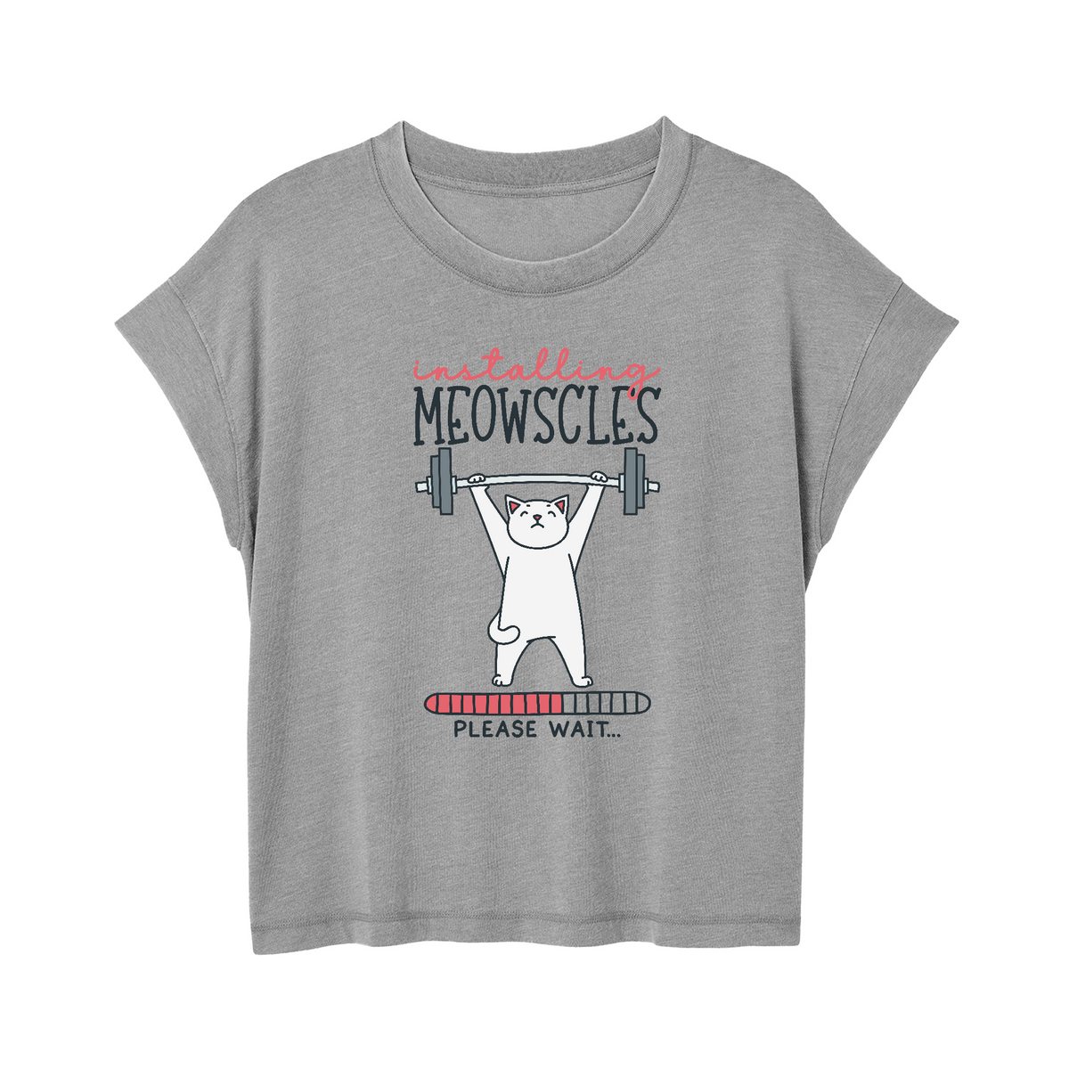 Fitness Tee Co. | Installing Meowscles Relaxed Vintage Wash Tee | Women ...