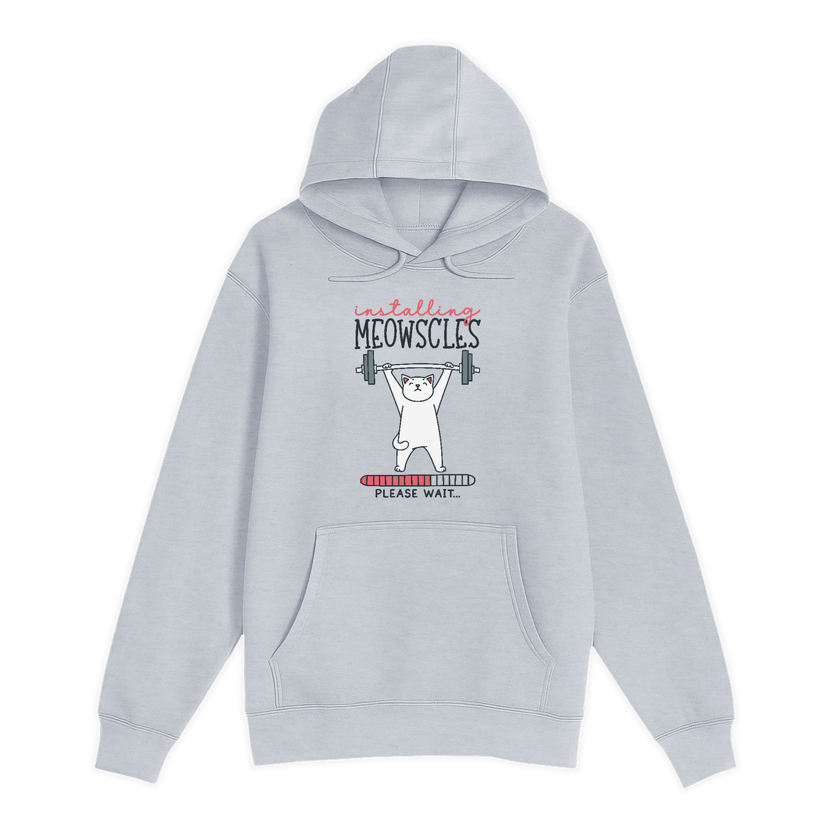 Fitness Tee Co. | Installing Meowscles Midweight Hoodie Sweatshirt ...