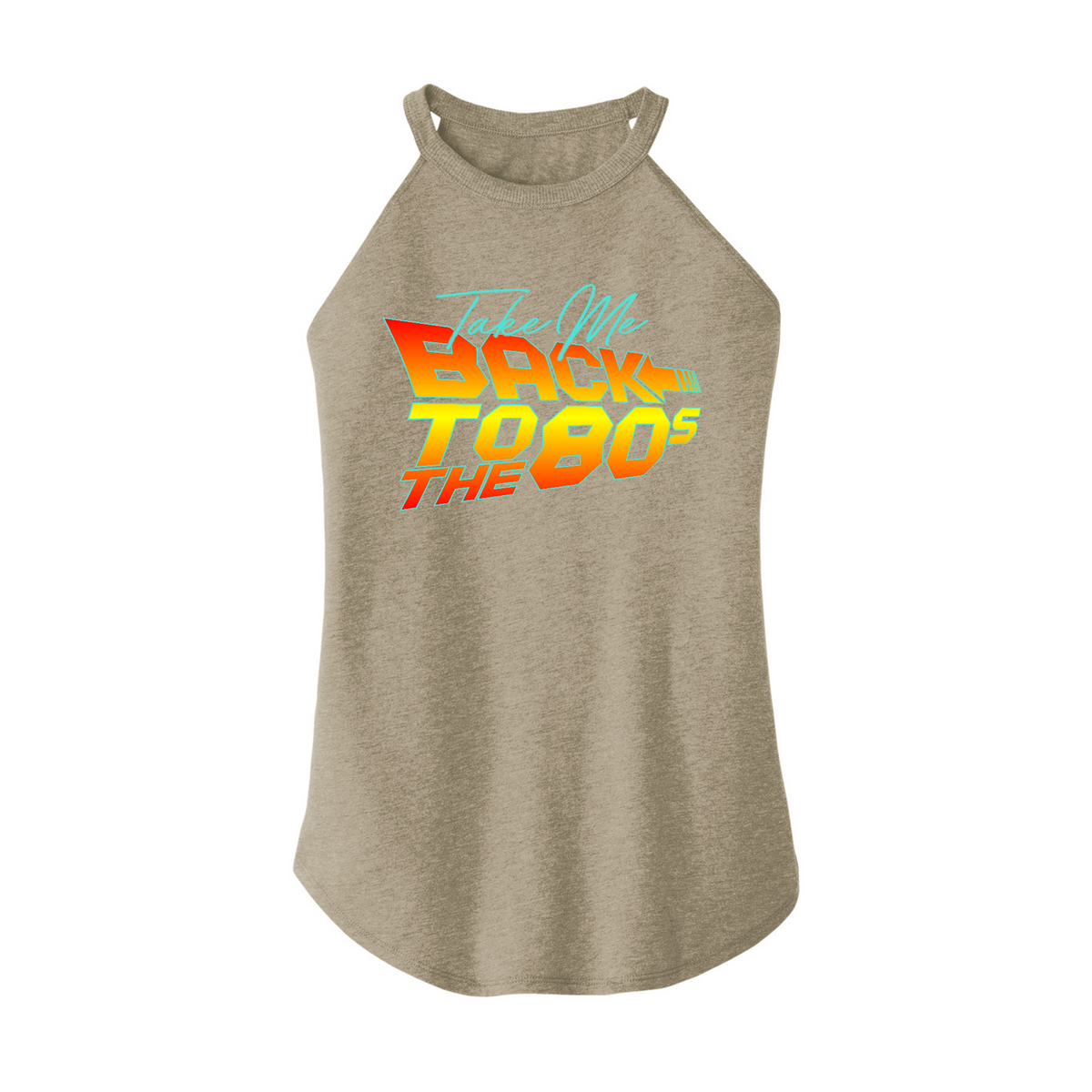 Fitness Tee Co. | Take Me Back To The 80's Women's District Rocker Tank ...