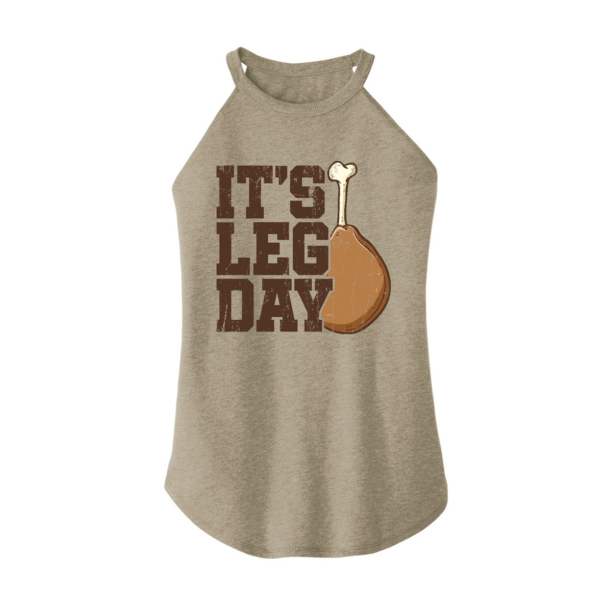 Fitness Tee Co. | Leg Day Thxgiving Women's District Rocker Tank ...