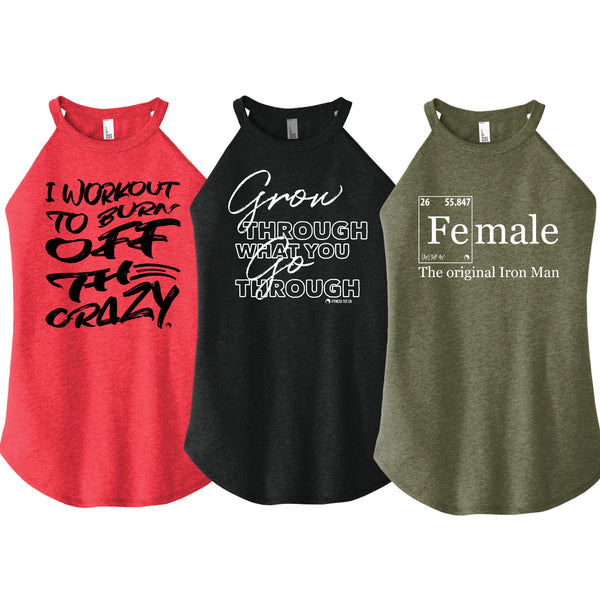 Rocker Tank (Premium 3 Pack) | FitnessTeeCo