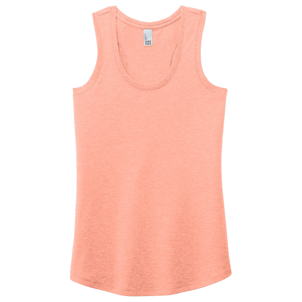 Peach Racerback Tank - FitnessTeeCo